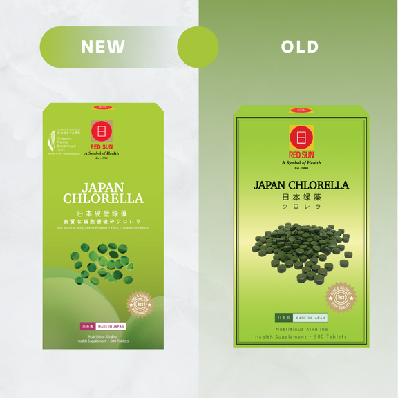RED SUN Chlorella – Natural Nutrient Superfood for Immune System & Health