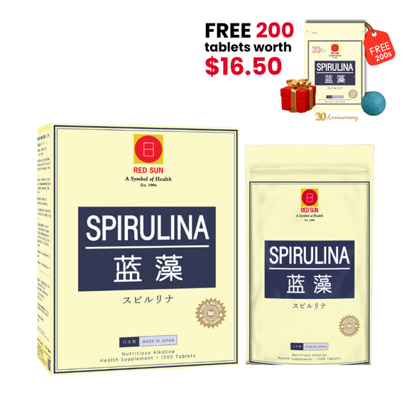 RED SUN Japan Spirulina: Nutrient-Dense Superfood for Immune Support