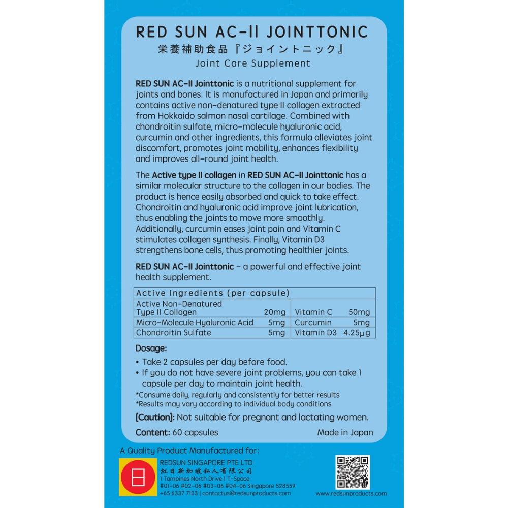 RED SUN AC-II Jointtonic - All-in-1 Supplement for Bones & Joints