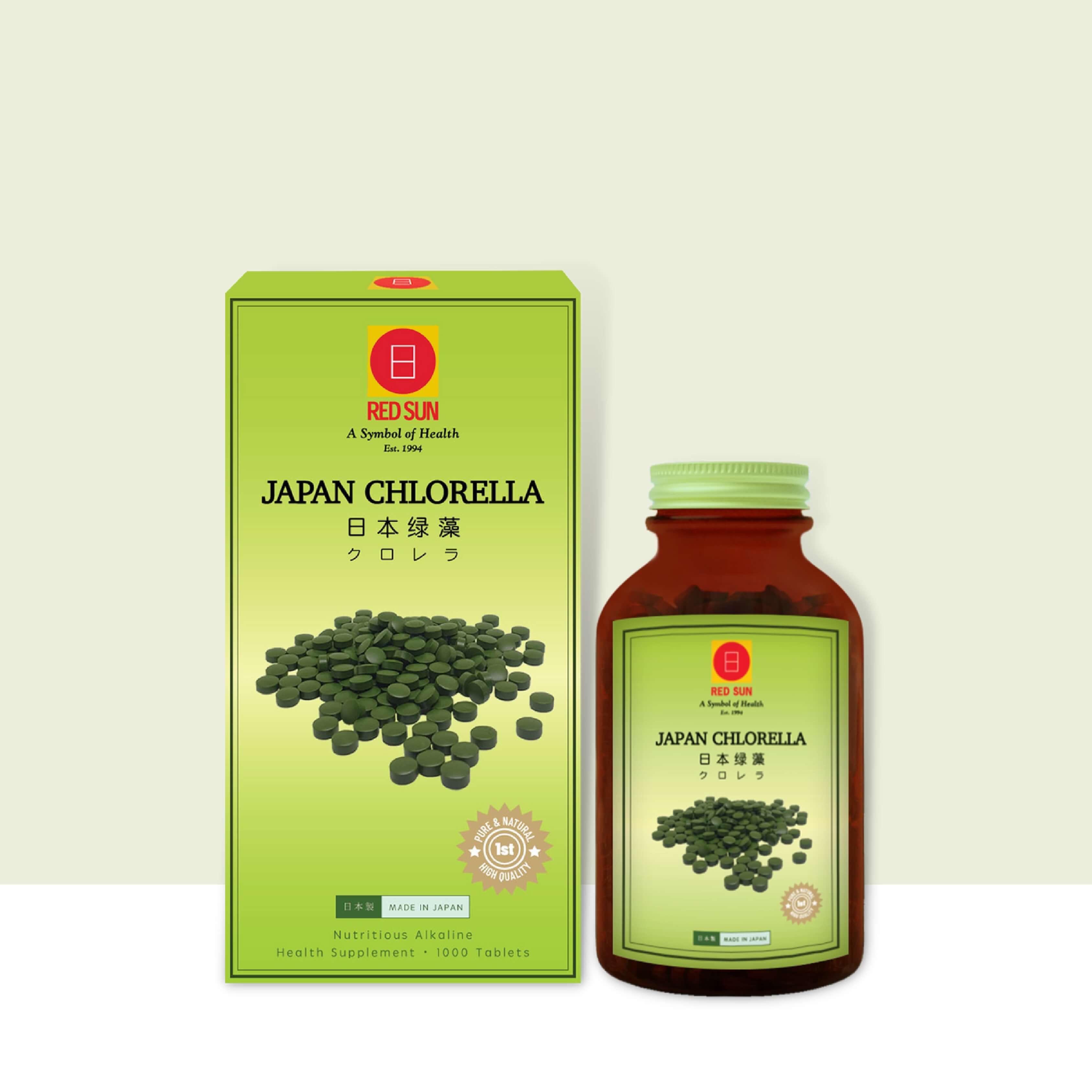 RED SUN Chlorella – Natural Nutrient Superfood for Immune System & Health